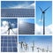 Green energy collage stock photo. Image of charge, collection - 15724788