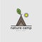 Green Nature Camp Logo stock vector. Illustration of equipment - 90822297