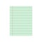 Green Notebook Paper for Your Text. Blank Pages of Notebook with ...
