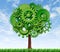 Growth and Success Tree Symbol Stock Illustration - Illustration of ...