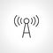 Gsm Outline Icon. Base Transceiver Station Icon Stock Vector ...