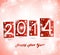Happy New Year 2014 stock vector. Illustration of card - 31442017