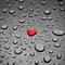 Heart as a rain drop stock photo. Image of drops, drop - 8183772