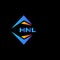 HNL Abstract Technology Logo Design on Black Background. HNL Creative ...