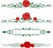 Horizontal Roses stock vector. Illustration of drawing - 2081155
