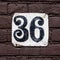 House number 36 stock image. Image of outside, home - 157268235