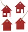 House Tag Set stock photo. Image of house, string, white - 4741824