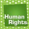 Human Rights Green Basic Symbol Squares Stock Illustration ...