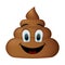 Icono De La Mierda, Cara Sonriente, Emoticon Del Impulso Ilustración ...