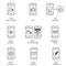 Linkedin Icon Outline Stock Illustrations – 255 Linkedin Icon Outline ...