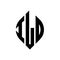 ILD Circle Letter Logo Design with Circle and Ellipse Shape. ILD ...