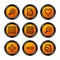 Image viewer icons, orange stock vector. Illustration of preview - 5422754
