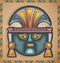 Inca Mask stock vector. Illustration of cult, ancient - 8089395