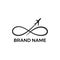 Infinity Travel Logo Vector Template Stock Illustration - Illustration ...
