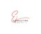 Initial EJ Signature Logo Collection Template Vector. Hand Drawn ...
