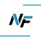 Initial Letter NF. Logo with Line and Striped Stock Vector ...