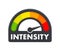 Intensity Level Meter, Measuring Scale. Intensity Level Speedometer ...