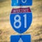 Interstate 81 Sign stock image. Image of design, road - 206319793