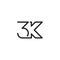 3k Letter Icon Logo Vector Template Stock Vector - Illustration of ...