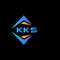 KKS Abstract Technology Logo Design on Black Background. KKS Creative ...