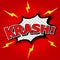 Krash ! illustration de vecteur. Illustration du énergie - 37866530