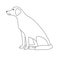 Labrador Outline Stock Illustrations – 6,220 Labrador Outline Stock ...