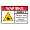 Laser Radiation Danger Class 1 Label Icon, Safety Information Symbol ...