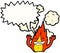 Laughing Fire Cartoon Character Stock Illustration - Illustration of ...