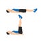 Straight Leg Raise Stock Illustrations – 64 Straight Leg Raise Stock ...