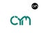 Letter CYM Monogram Logo Design Stock Illustration - Illustration of ...