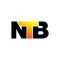 Letter NTB Simple Monogram Logo Icon Design. Stock Vector ...