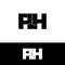 Letter PLH Simple Monogram Logo Icon Design. Stock Vector ...