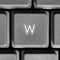 Letter W on Computer Keyboard Stock Photo - Image of computer, sign ...