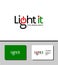 Light it logo editorial stock photo. Illustration of corporate - 147349098