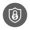Loan, Safe, Security Icon. Gray Vector Graphics Stock Vector ...