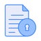 Locked Paper, Encryption Documents, Locked Documents Icon Vector ...