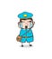 Mailman Crying Loudly Vector Illustration Stock Illustration ...