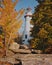 Marblehead Lighthouse Fall stock image. Image of leaves - 42657091