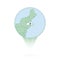 Massachusetts Map, Stylish Location Icon with Massachusetts Map and ...