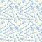 Math Seamless Pattern Blue stock illustration. Illustration of color ...