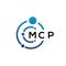 MCP Letter Technology Logo Design on White Background. MCP Creative ...