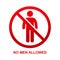No Men Allowed Stock Illustrations – 194 No Men Allowed Stock ...