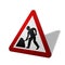 Men at Work Symbol stock illustration. Illustration of road - 6312012