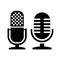 Microphone vector icon stock vector. Illustration of mike - 168286241