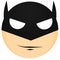 Minimal Batman Art stock illustration. Illustration of artistic - 43081286