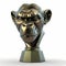 Monkey Head Trophy. Generative AI Stock Illustration - Illustration of ...