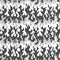 Monochrome Fire Seamless Pattern Stock Vector - Illustration of ...