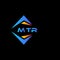 MTR Abstract Technology Logo Design on Black Background. MTR Creative ...