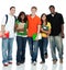 Multicultural College Students Stock Photo - Image of people, college ...