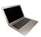 Modern Slim Laptop on White Background Stock Image - Image of computer ...